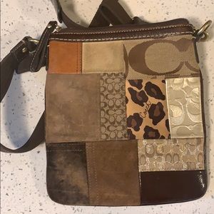Coach | Bags | Coach Patchwork Crossbody Slim Pouch Purse | Poshmark